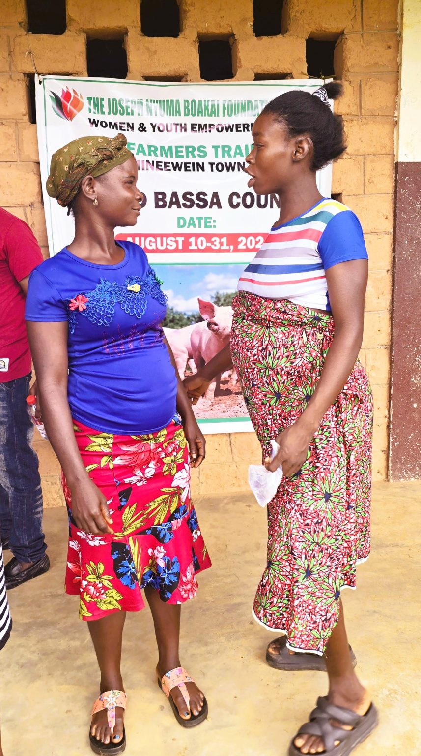 IN GRAND BASSA, NEW JNB FOUNDATION GRADUATES PLAN TO ENTER PIG-FARMING ...