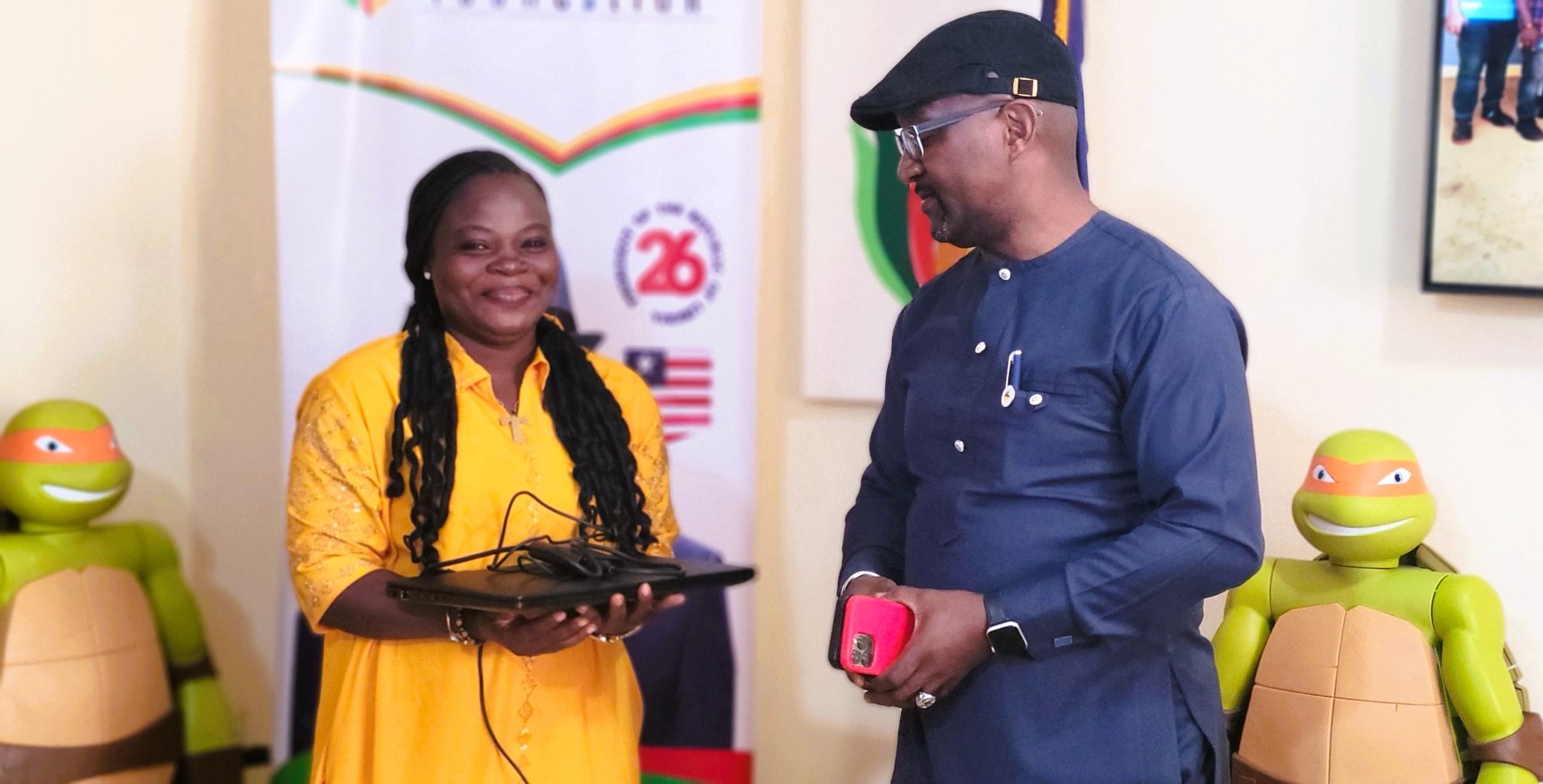 After receiving JNB Foundation donation, DLiTE CEO returns to give ...